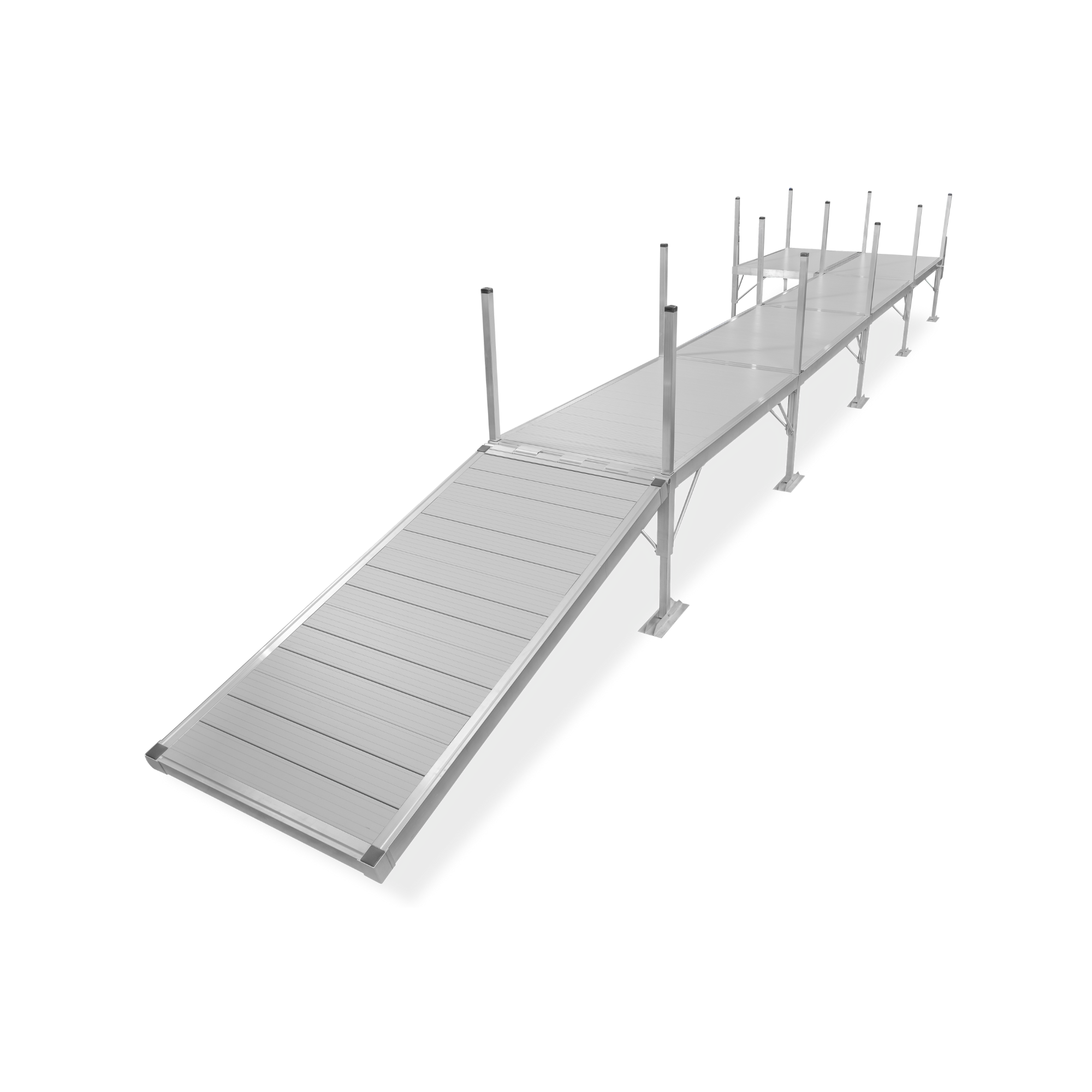 5 Section Left Platform Dock (With Shoreline-Kit) – X8 Docks